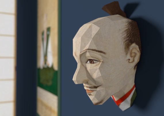 3D Paper Craft Low Poly Object Art Model Pattern DIY Oda | Etsy