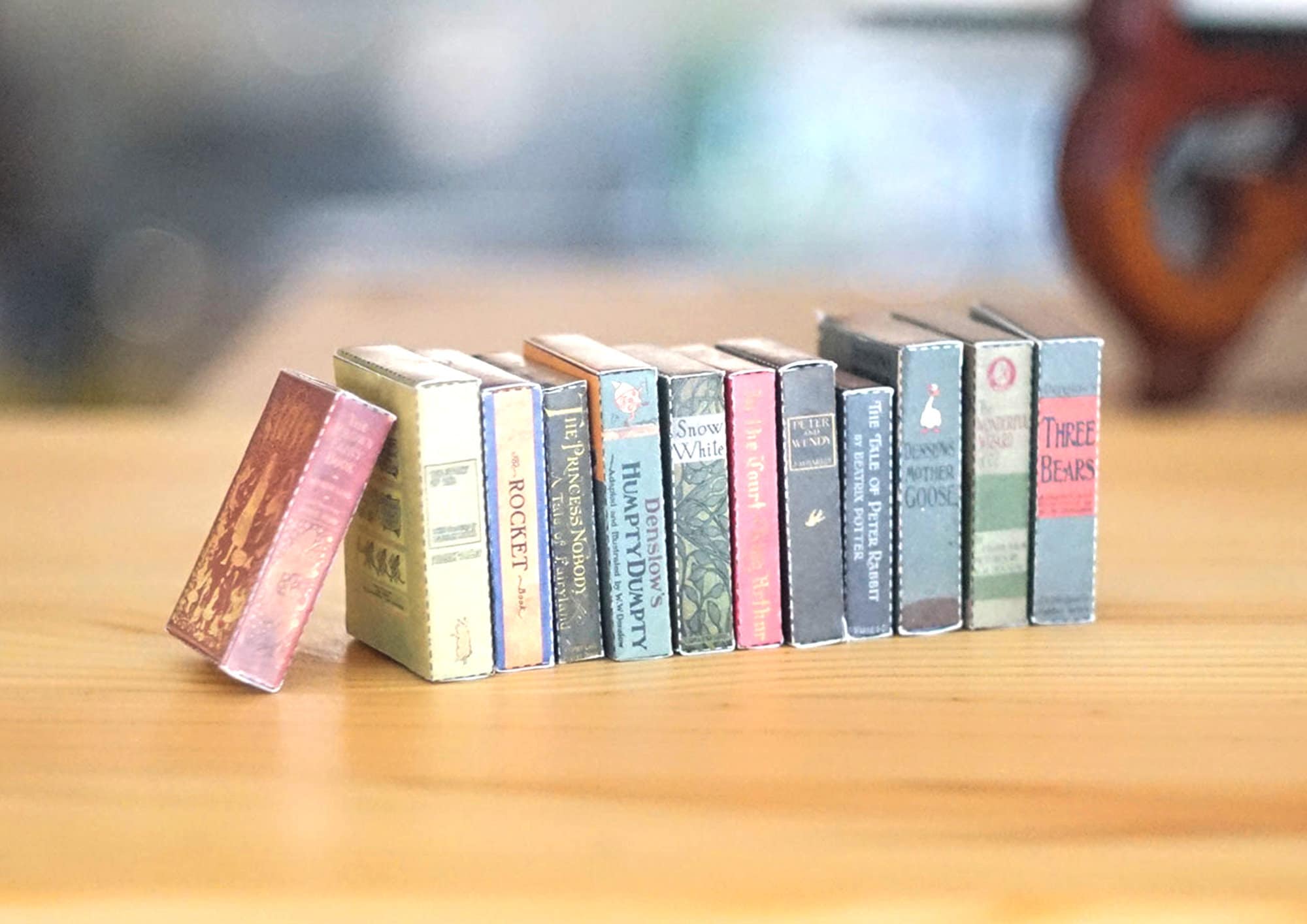 Realistic Miniature Books, Paper Craft Digital Template Pattern, Set of ...