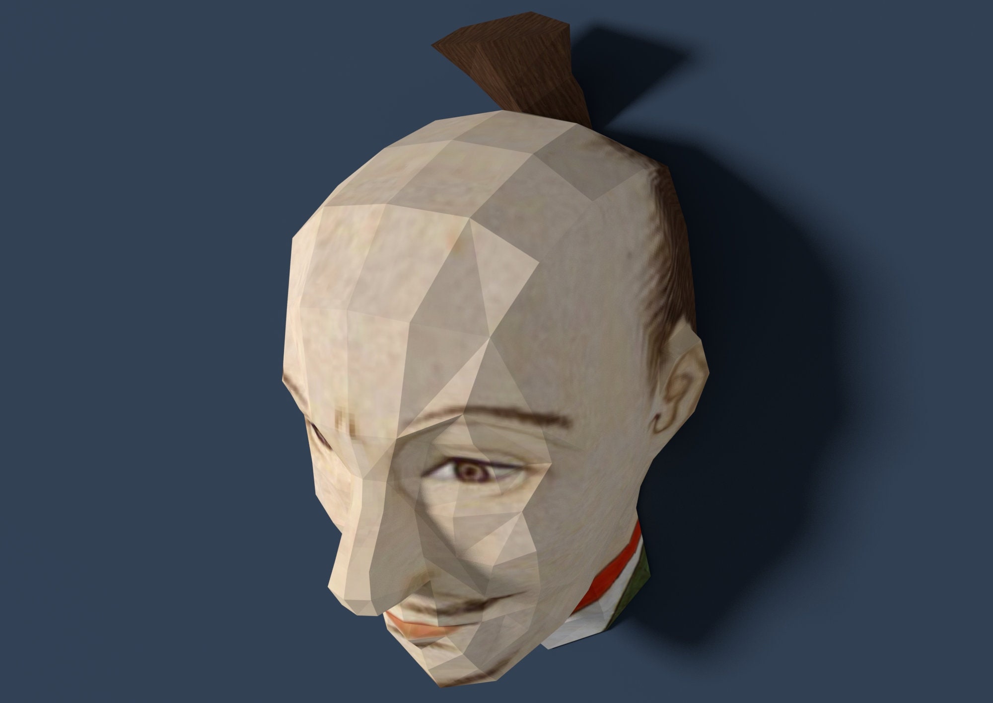 3D Paper Craft Low Poly Object Art Model Pattern DIY Oda | Etsy