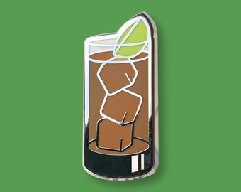 Mai Tai Cocktail Enamel Pin Tiki Drinks and Alcohol Themed - Etsy