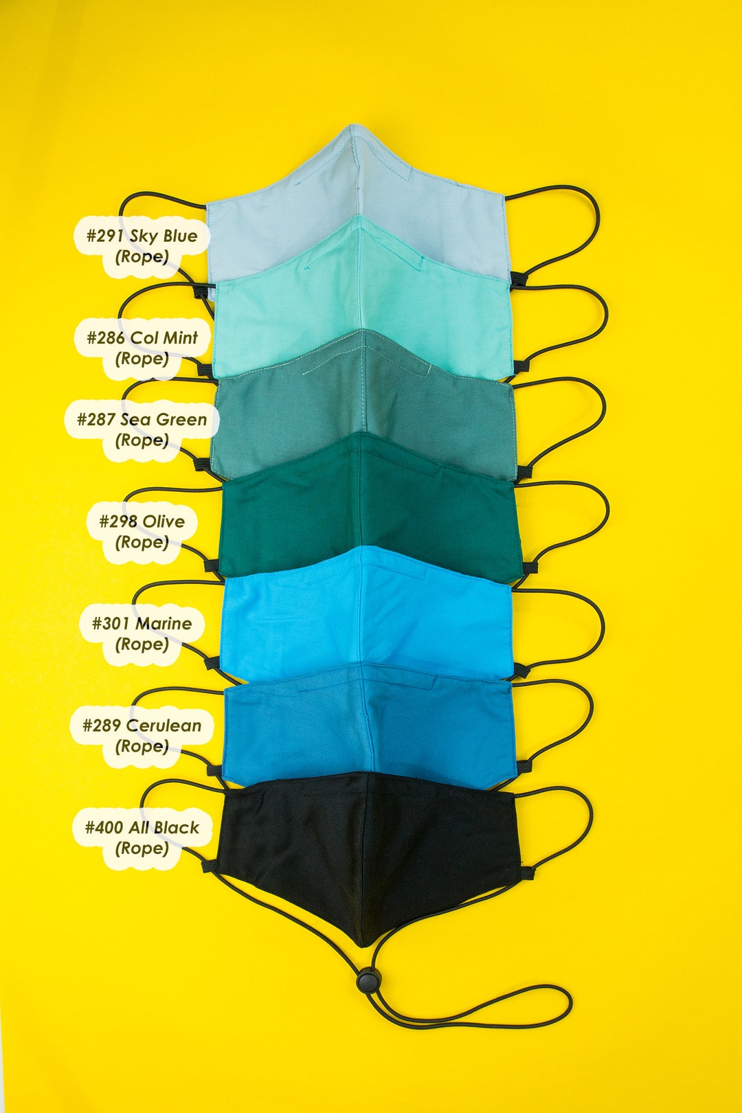 Solid Color Face Masks | Soft, Men's, Women's, Kids, 100% Cotton ...