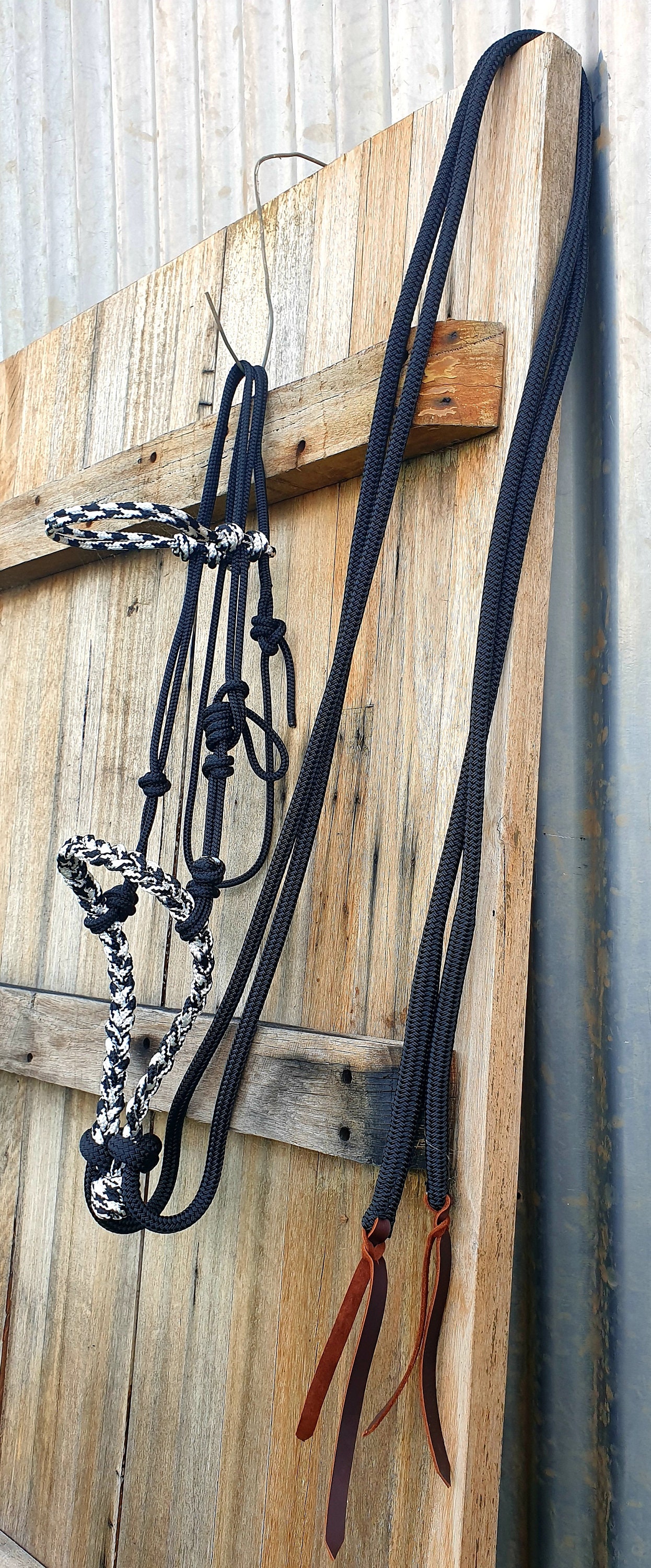 LOPING HACKAMORE With Plaited Rope Bosal, Bit Less Bridle - Etsy