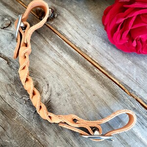 Leather Spliced Chin Strap/bit Hobbles 3 Colour Options - Etsy