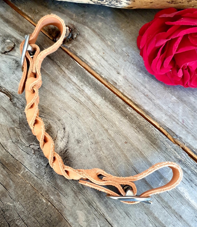 Leather Spliced Chin Strap/bit Hobbles - 3 Colour Options - Etsy