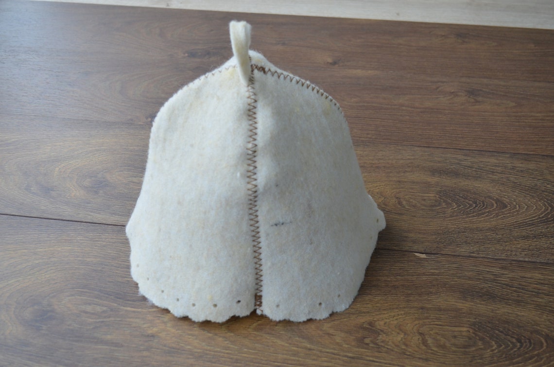 Sauna Hat Sauna Hat Wool Sauna Hat Natural Felt Bath | Etsy