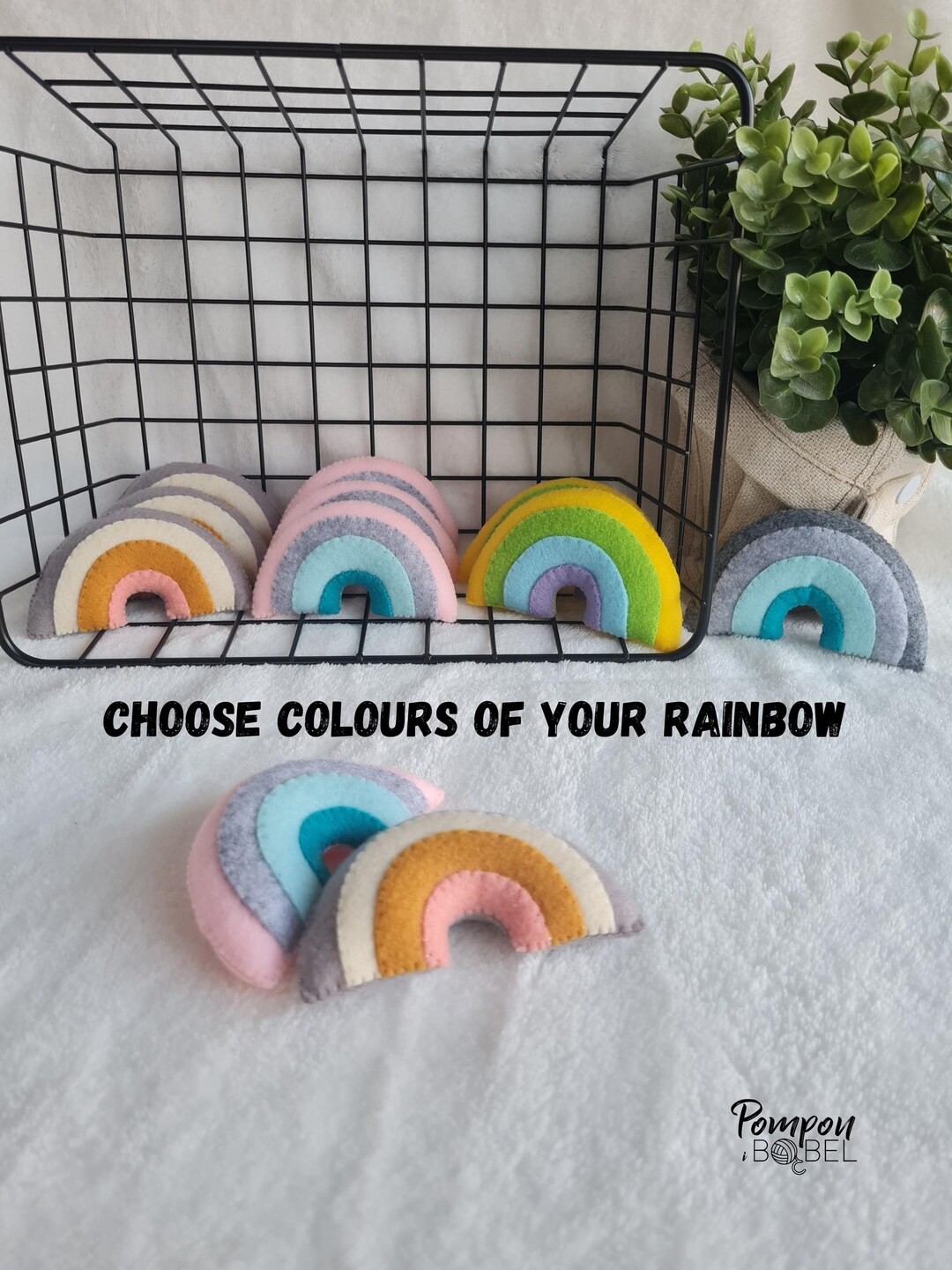 Customizable Felt Rainbow Decor Choose Your Own Colors or Order Pre ...