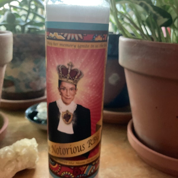 Ruth Bader Ginsburg Prayer Candle - Etsy