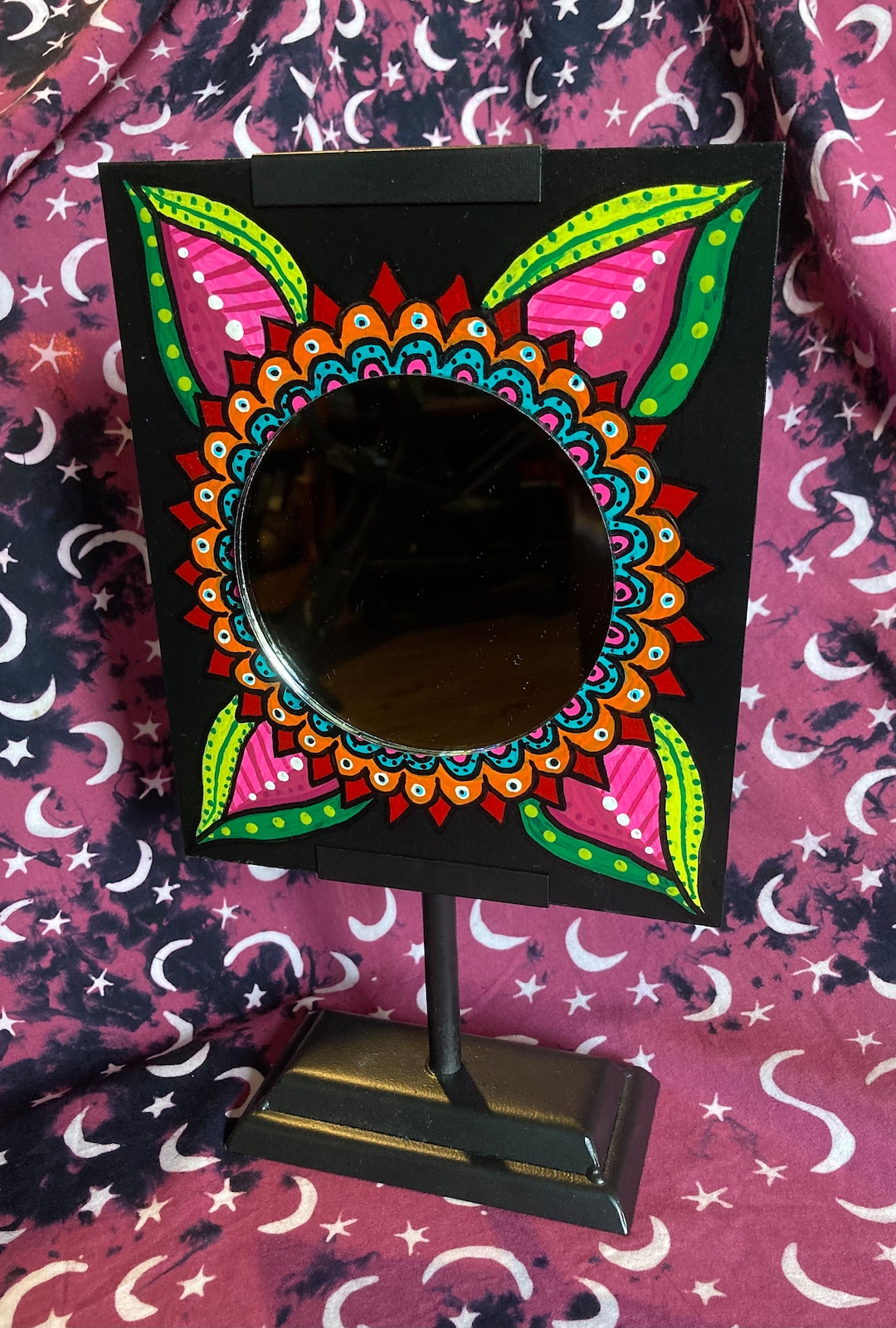 Reflect Negative Energy Back to Sender, Handpainted Traditional Evil ...