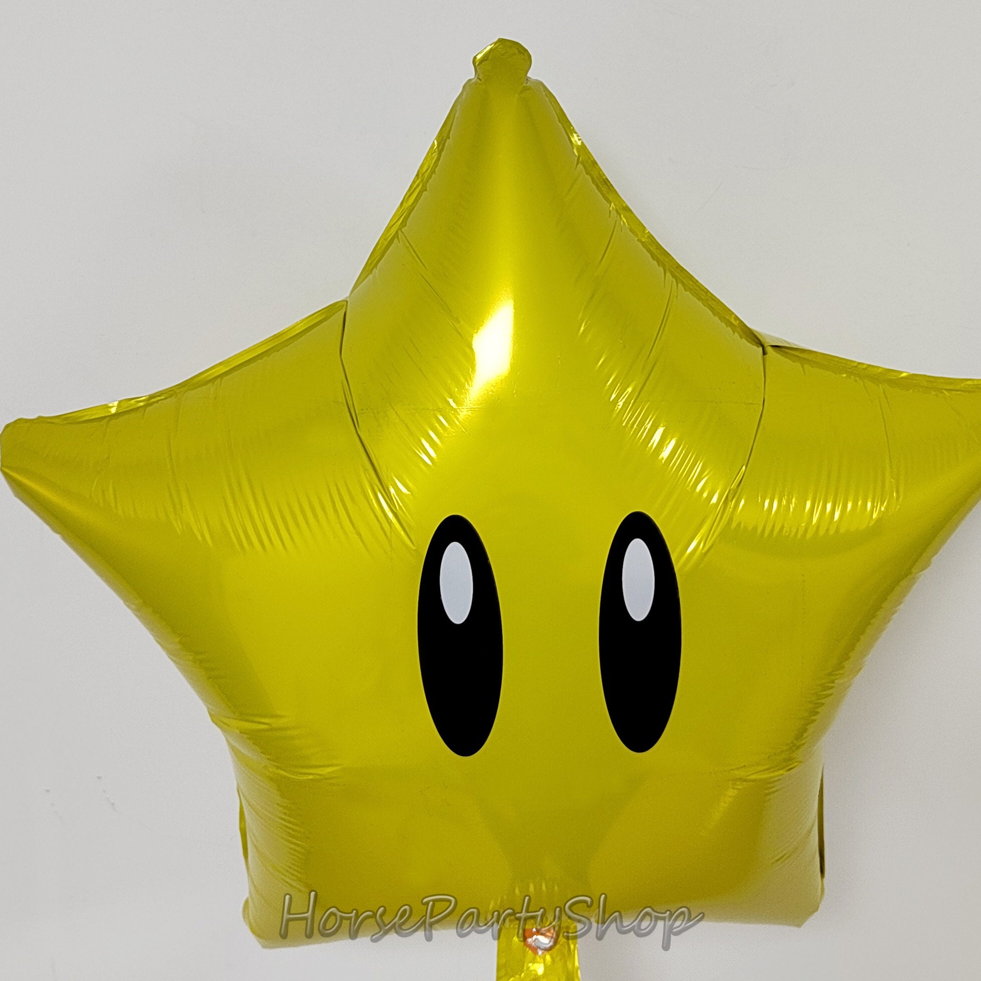 Yellow Star Balloon With Eyes, 18-inch Birthday Party Balloon 2pcs - Etsy