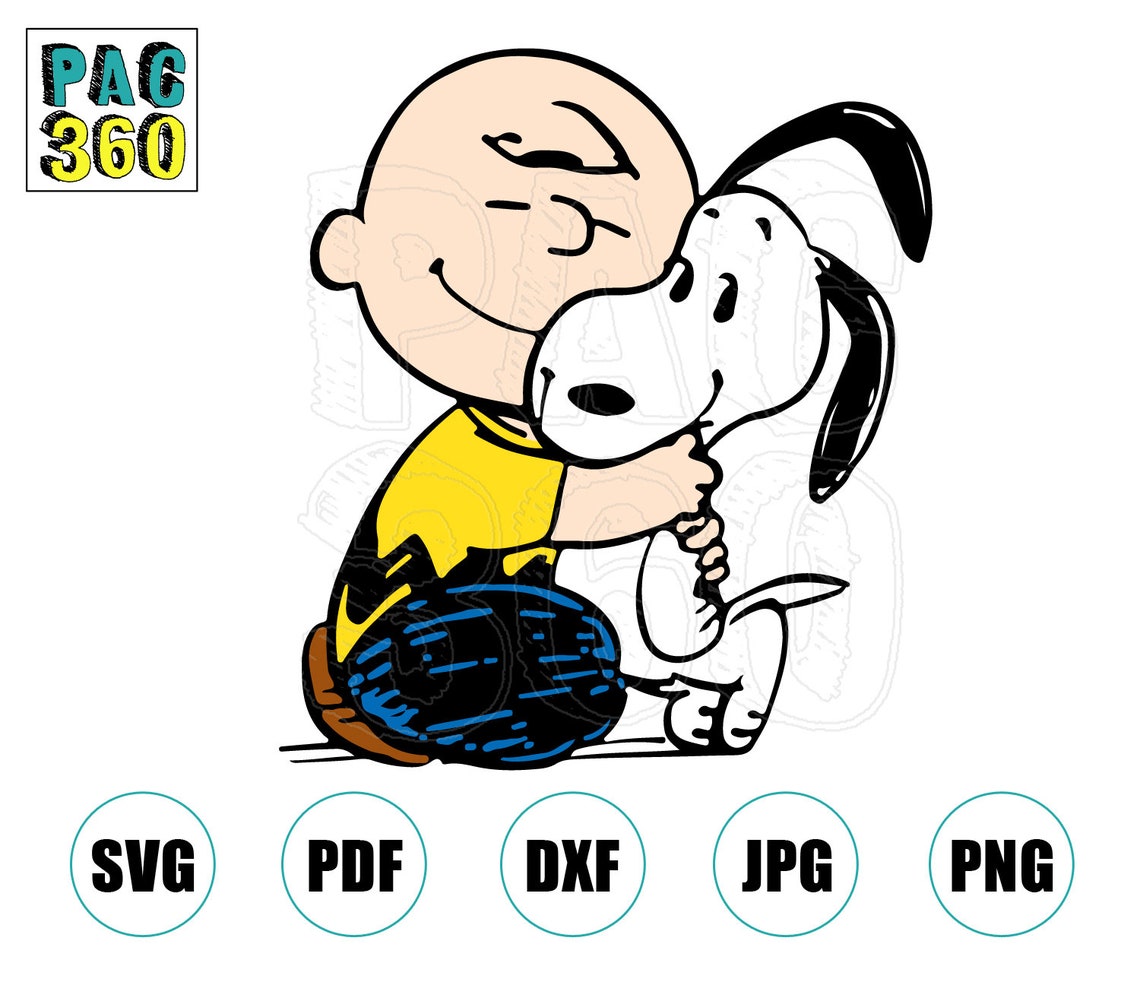 Charlie Brown & Snoopy SVG | Etsy