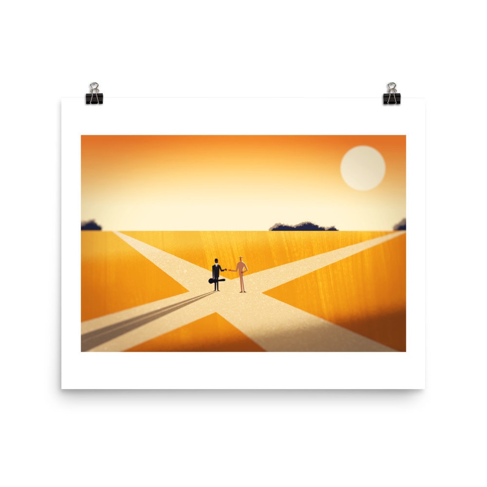 CROSSROADS Poster Print Robert Johnson - Etsy