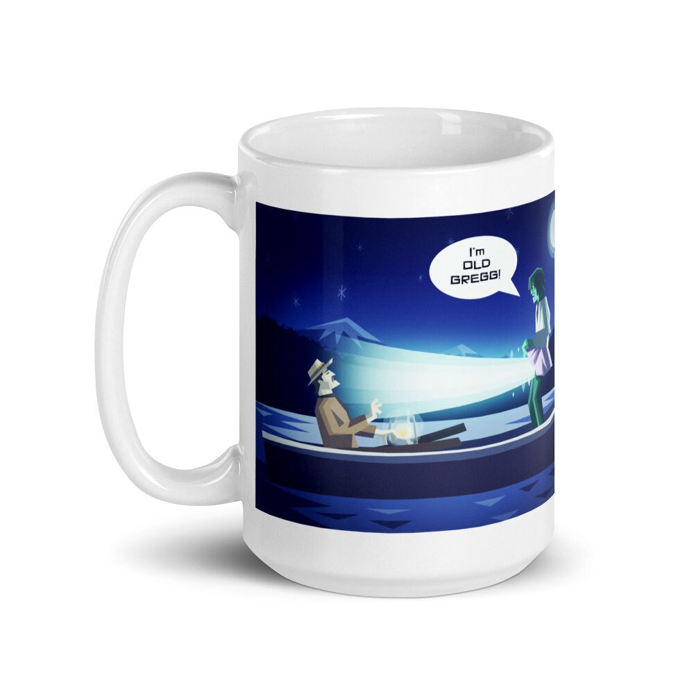 I'M OLD GREGG Mighty Boosh White Glossy Mug - Etsy