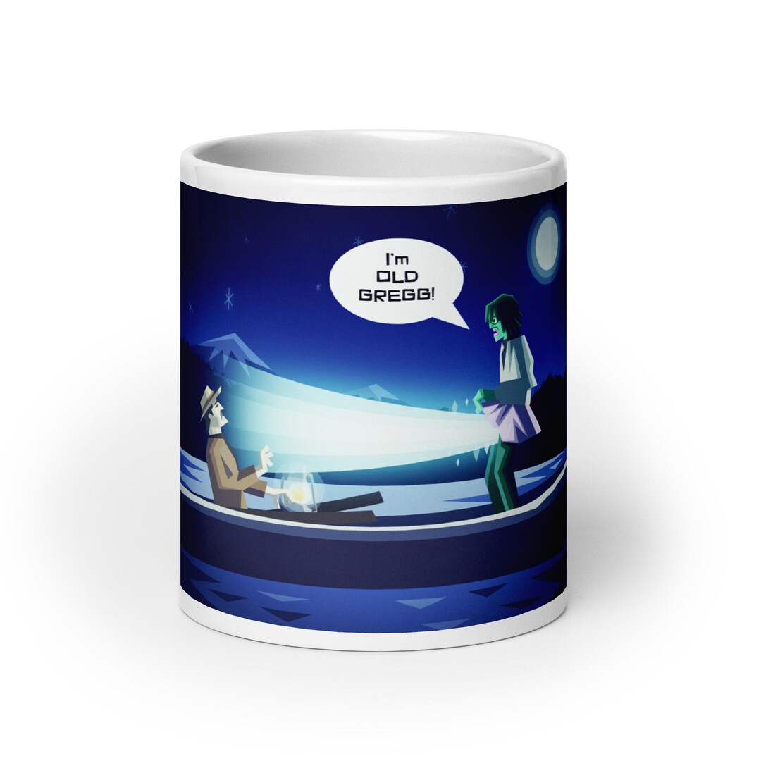 I'M OLD GREGG | Mighty Boosh White Glossy Mug - Etsy