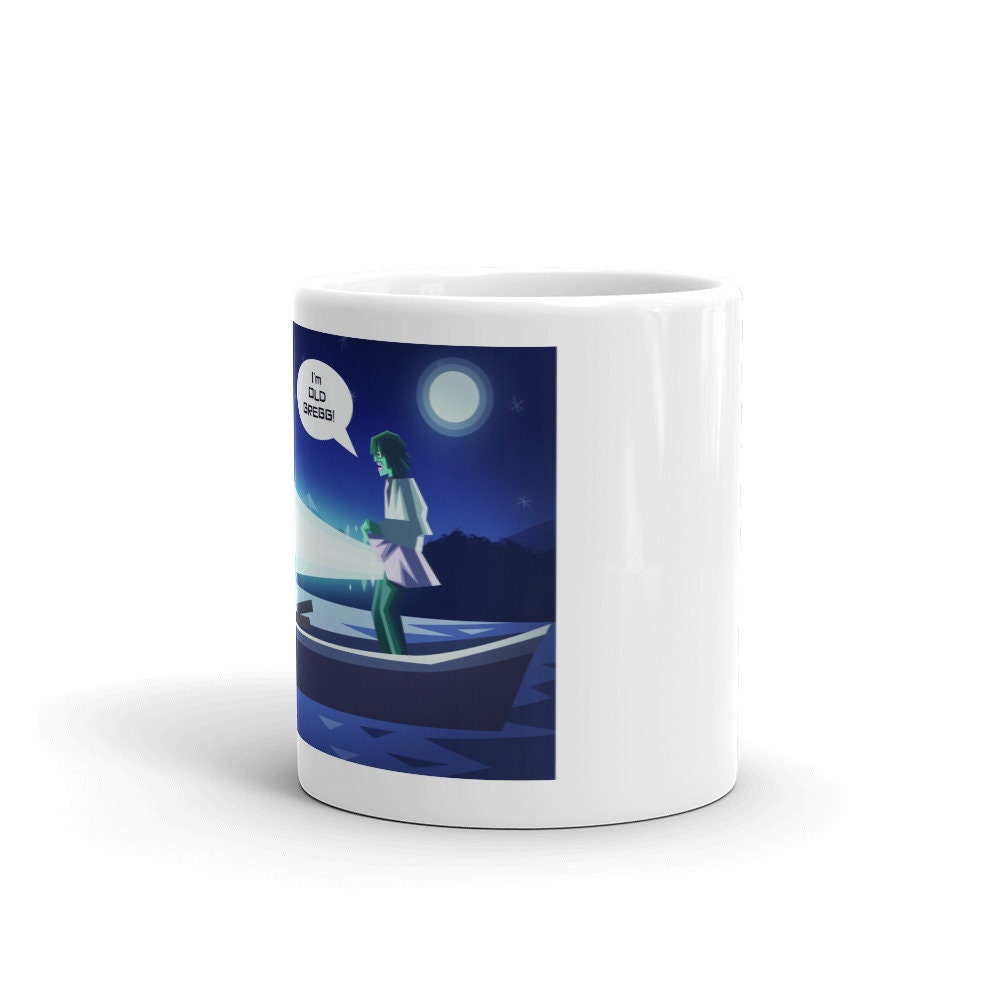 I'M OLD GREGG Mighty Boosh White Glossy Mug - Etsy