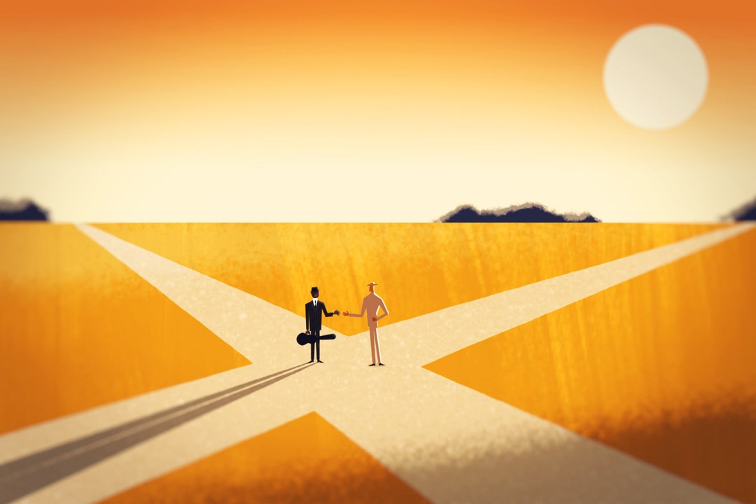 CROSSROADS Poster Print | Robert Johnson - Etsy