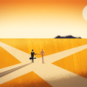 CROSSROADS Poster Print Robert Johnson - Etsy