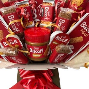 Lotus Biscoff Biscuit Bouquet - Luxury Biscuit Gift - Christmas ...