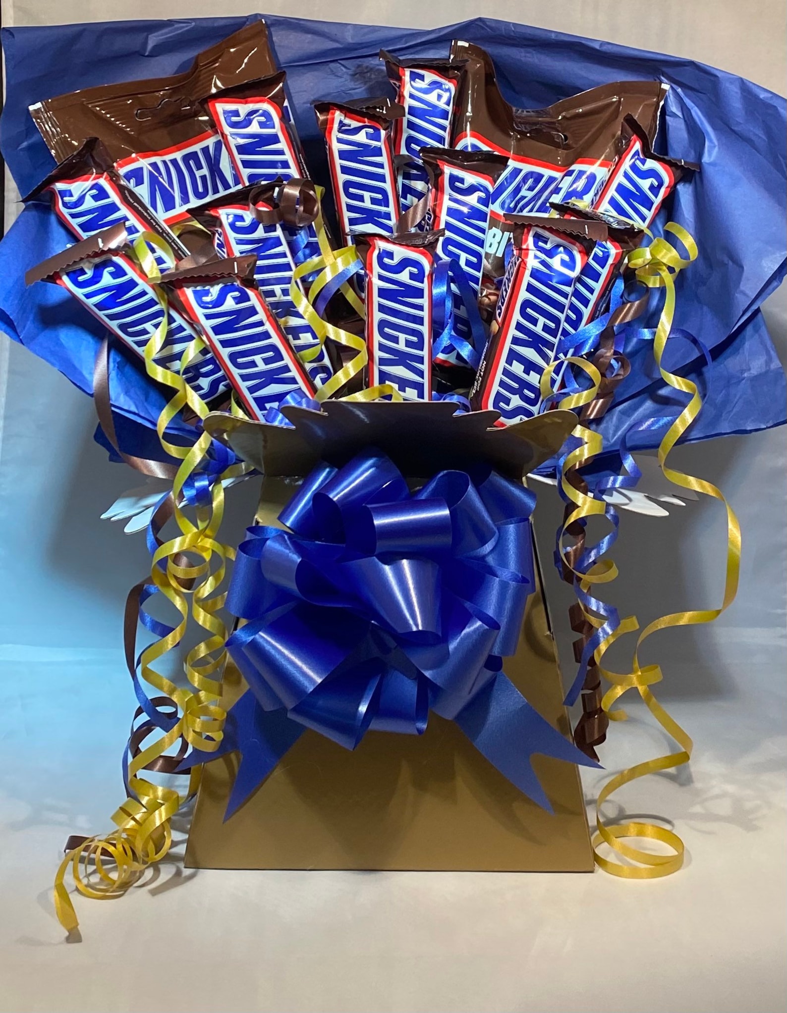 Snickers Chocolate Bouquet Luxury Chocolate Gift Christmas - Etsy