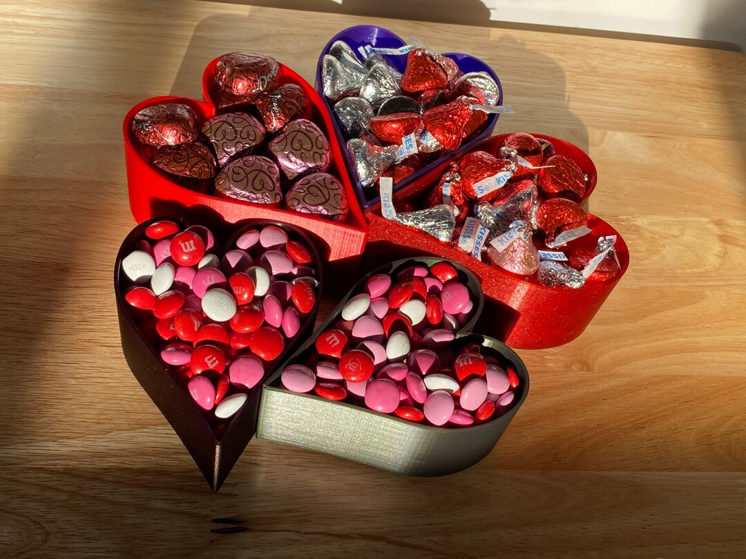 Valentines Heart Candy Dish And, 3D Printed Heart - Etsy