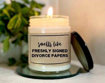 Funny Divorce Candle Gift Candle Gifts for Divorced Self or Friends ...