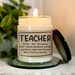 Teacher Gift Teacher Definition Teacher Appreciation Gift End of Year ...