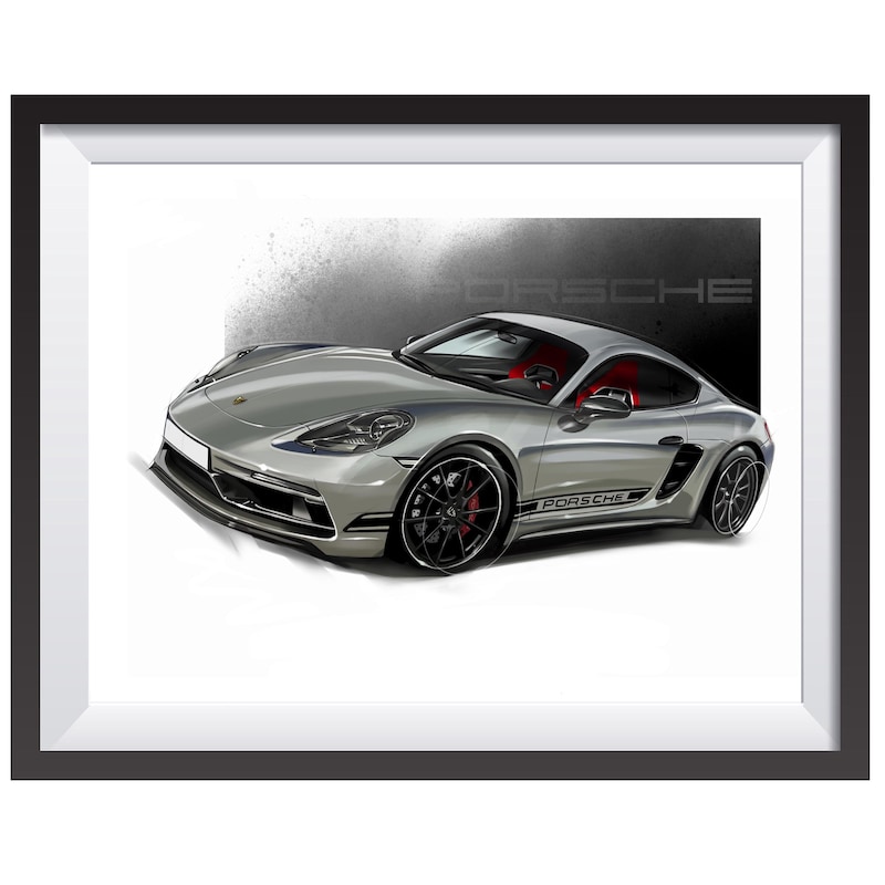 Porsche Cayman Gts 718 - Etsy UK
