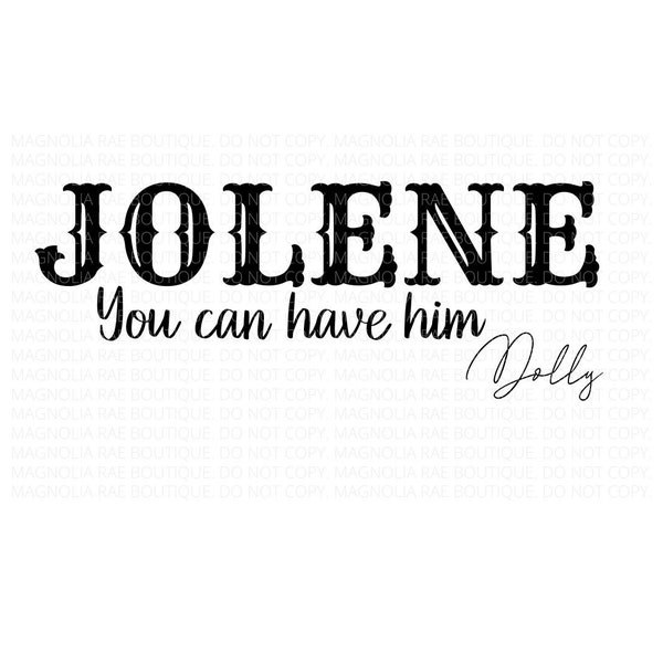 Jolene Svg - Etsy