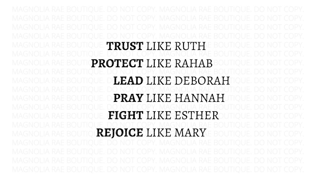 Trust Like Ruth PNG, SVG, Cut File, Sublimation, Screen Print - Etsy