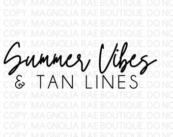 Tan Lines Svg | Etsy