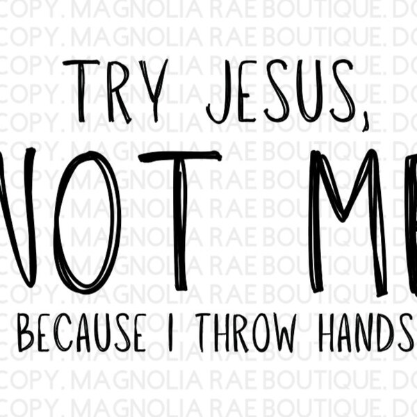 I Throw Hands Svg - Etsy