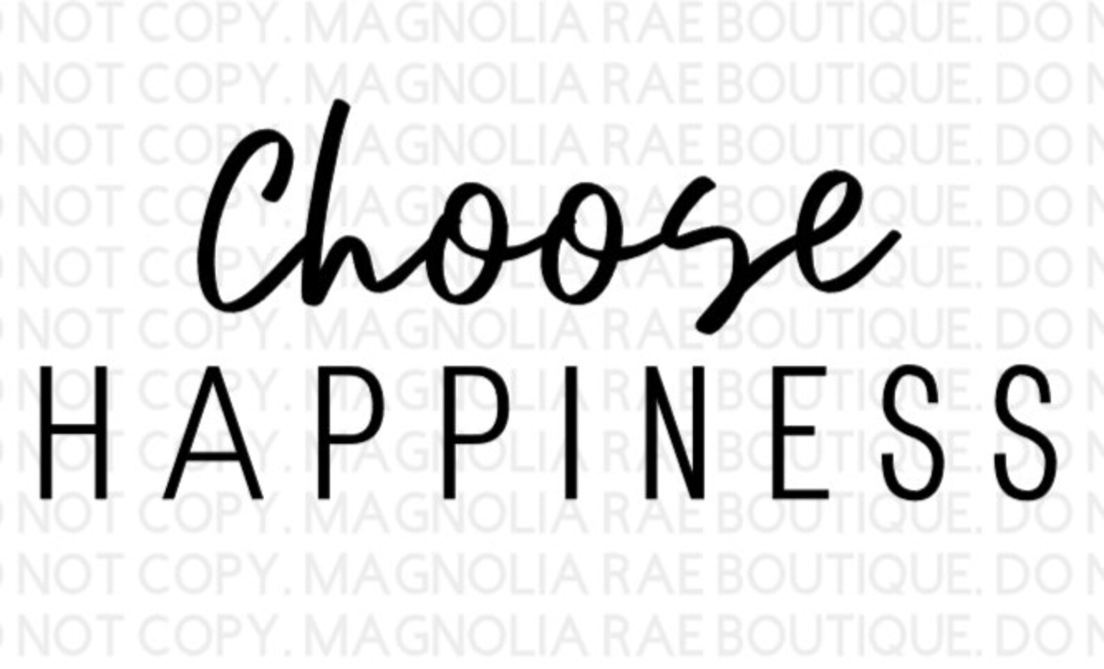 Choose Happiness SVG Cut File - Etsy