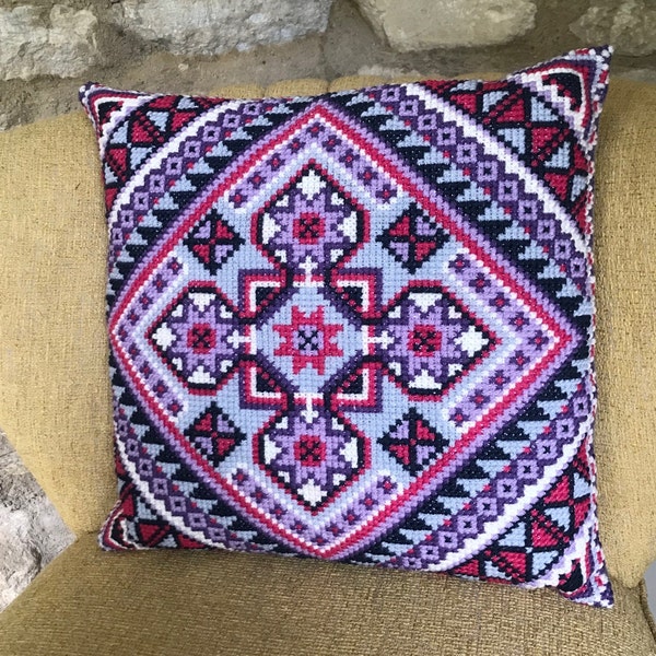 Cross Stitch Cushion - Etsy UK