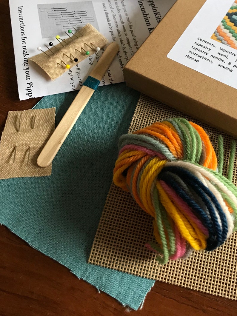 Tapestry Kit Beginner Kit Pincushion Kit Bargello Kit - Etsy UK