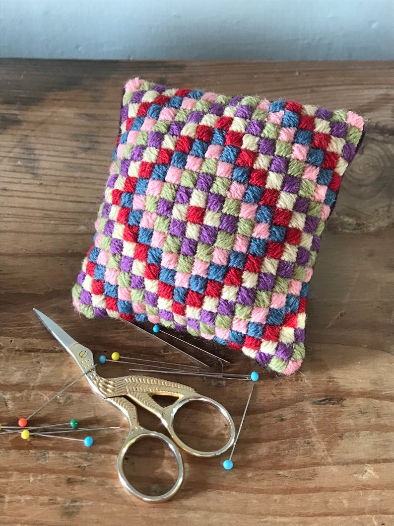 Tapestry / Needlepoint Pincushion Kit Suitable for Beginners - Etsy