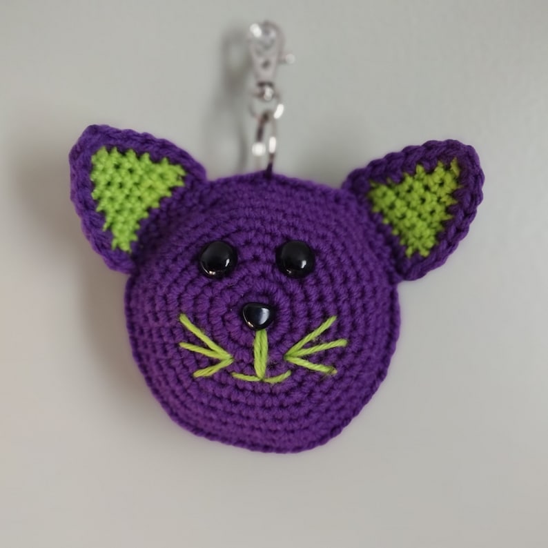 Cat Key Chain Crochet Pattern - Etsy