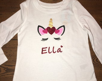 Girls vinyl shirts | Etsy