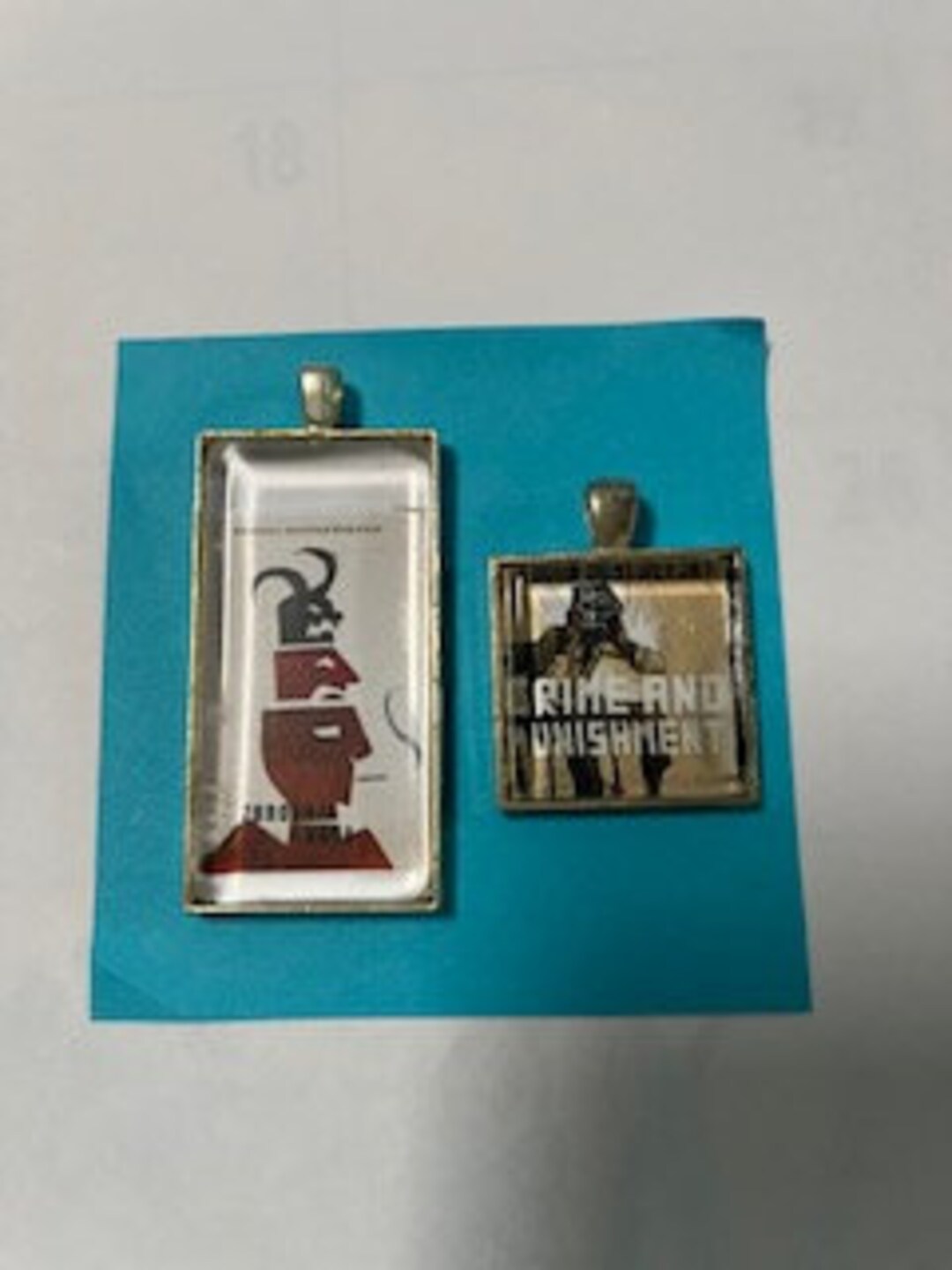 Crime and Punishment Silver Pendants - Etsy