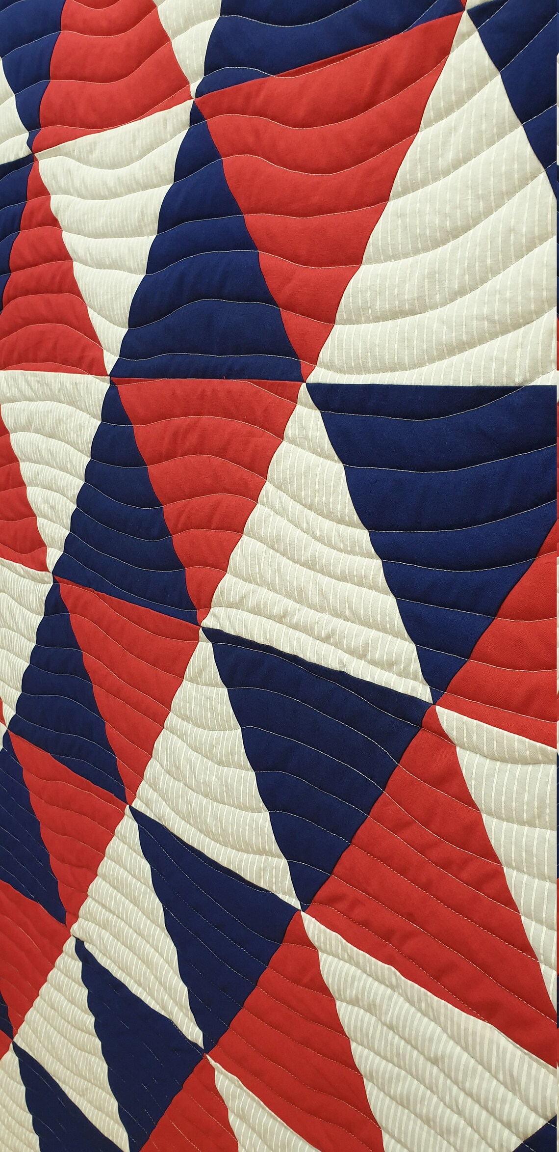 Patriotic Pyramid Quilt Pattern in 3 Sizes! A Modern Geometric Pattern ...