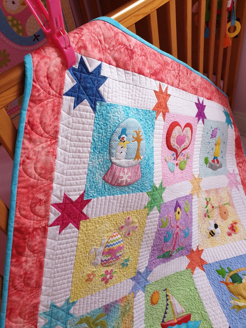 Time to Remember Calendar Applique Quilt - Etsy