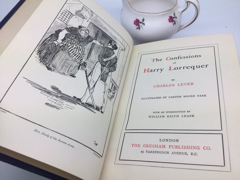 Harry Lorrequer Charles Lever Gresham Publishing Talwin Morris Glasgow ...