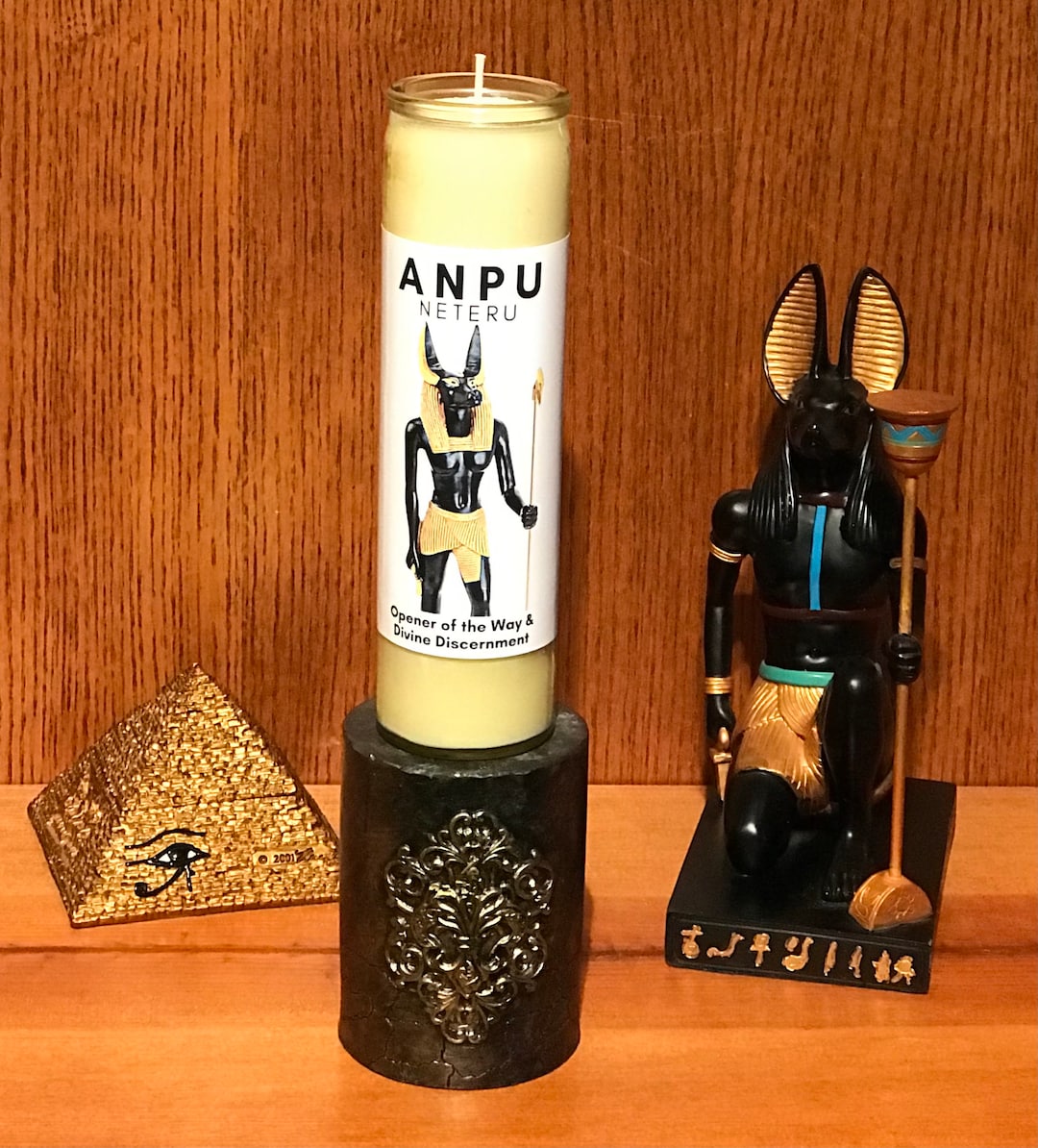 Anpu Altar Candle - Etsy