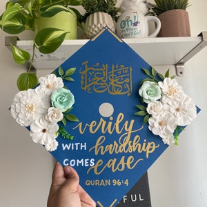 Custom Islamic Graduation Cap - Hand Painted Cap - 3D - Highschool ...