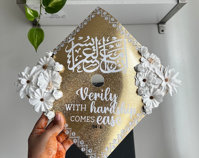 Custom Islamic Graduation Cap - Hand Painted Cap - 3D - Highschool ...