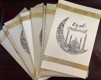 Handmade Eid Card - Etsy