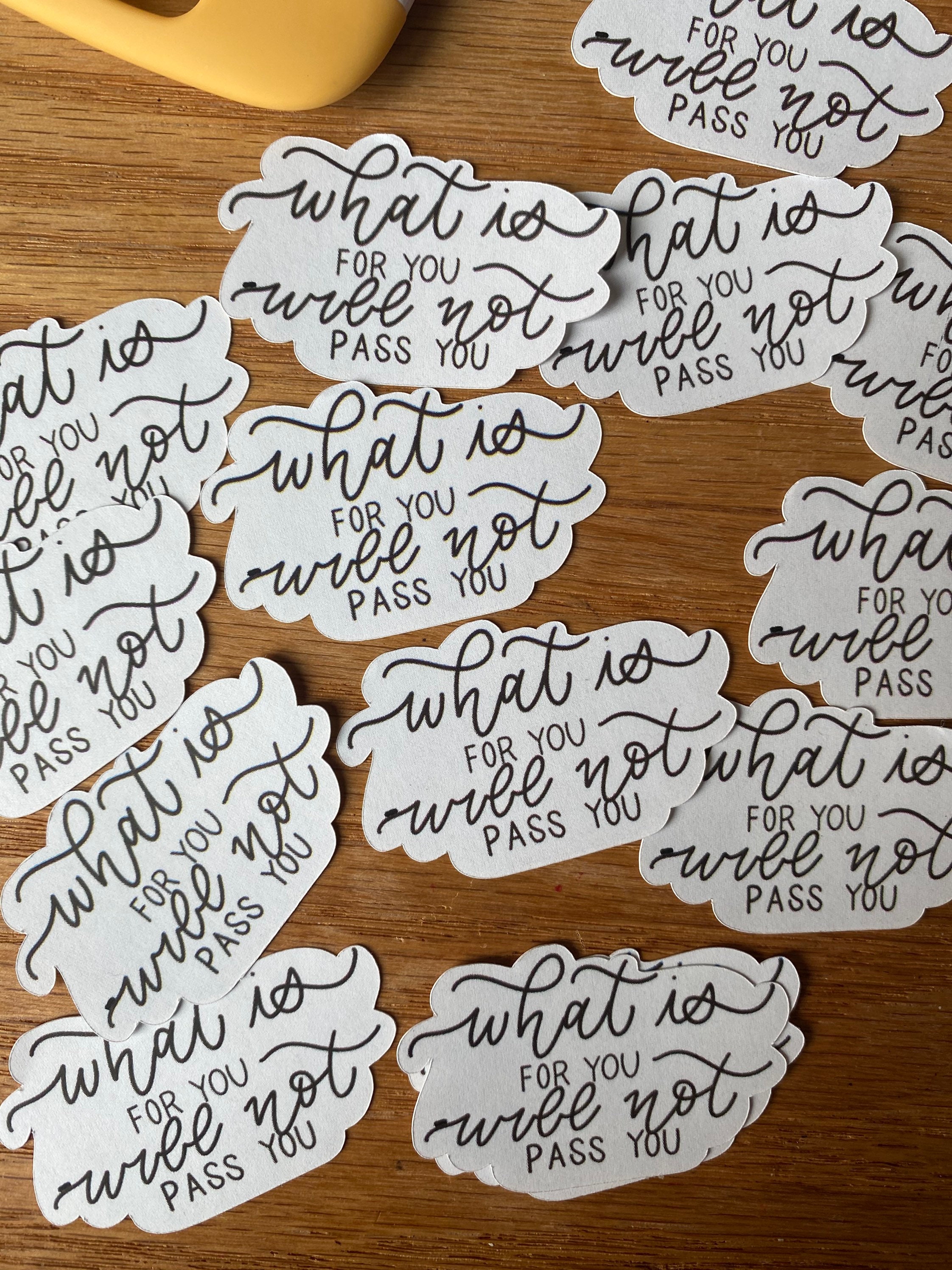 What is for you will not Pass you Sticker | Etsy