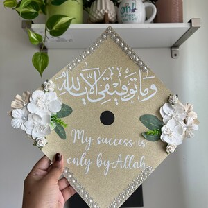 Custom Islamic Graduation Cap - Hand Painted Cap - 3D - Highschool ...