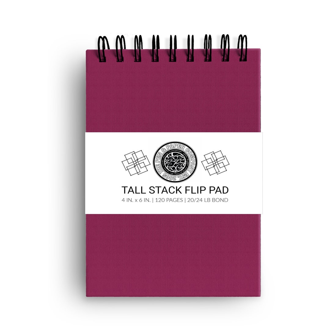Tall Stack - 4 In.x 6 In. Flip Pad by the Pen & Paper Company - Etsy