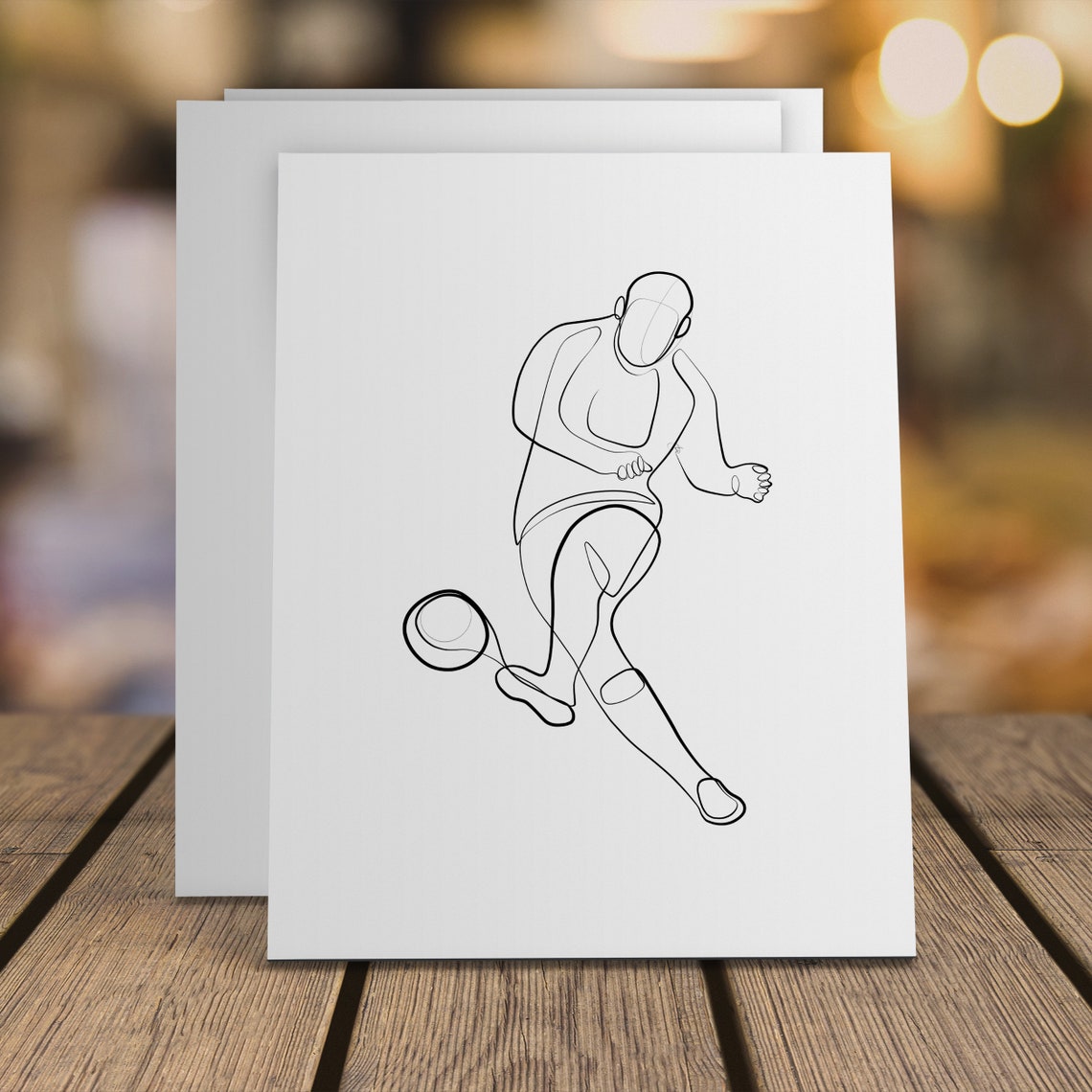Soccer Player Art, Soccer Line Art, Single Line, Single Line Football ...