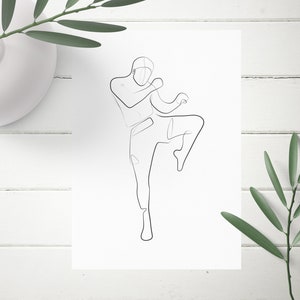 MMA Art, Muay Thai, Jiu Jitsu, Gym Wall Art, Gym Decor, Sports Bar ...