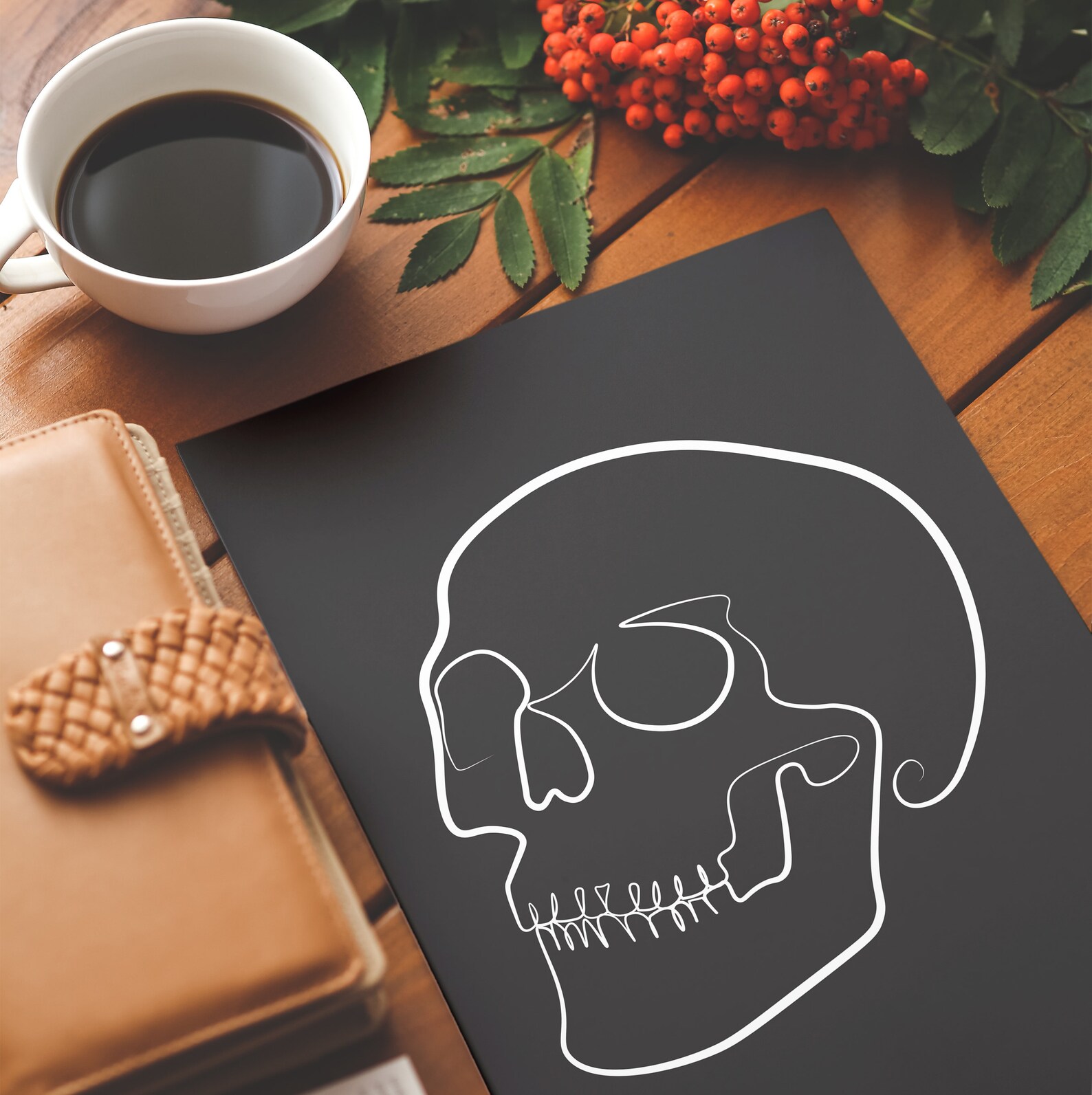 Abstract Skull Line Art Skull Skull Skull Print Skull | Etsy